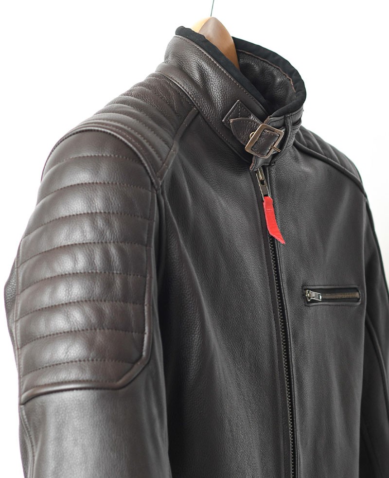 Moka leather jacket Arsouille